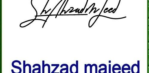 Different Signatures in Urdu - Signature png