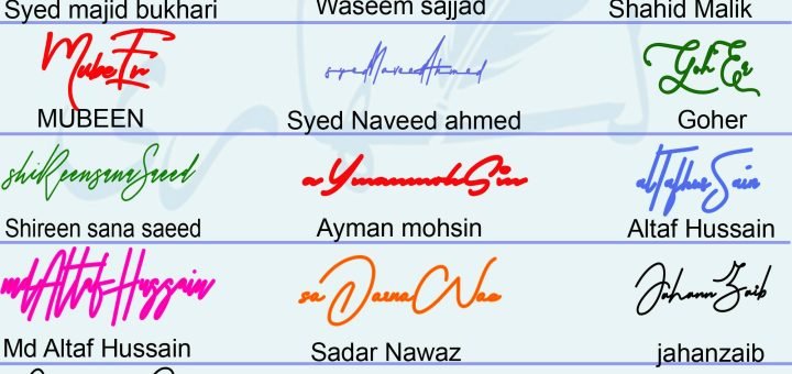 R name signature Archives - Signature png