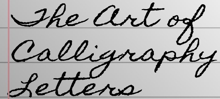 The Art of Calligraphy Letters - Likhaari.com